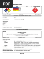 Bernzomatic Propane Sds | PDF | Dangerous Goods | Propane