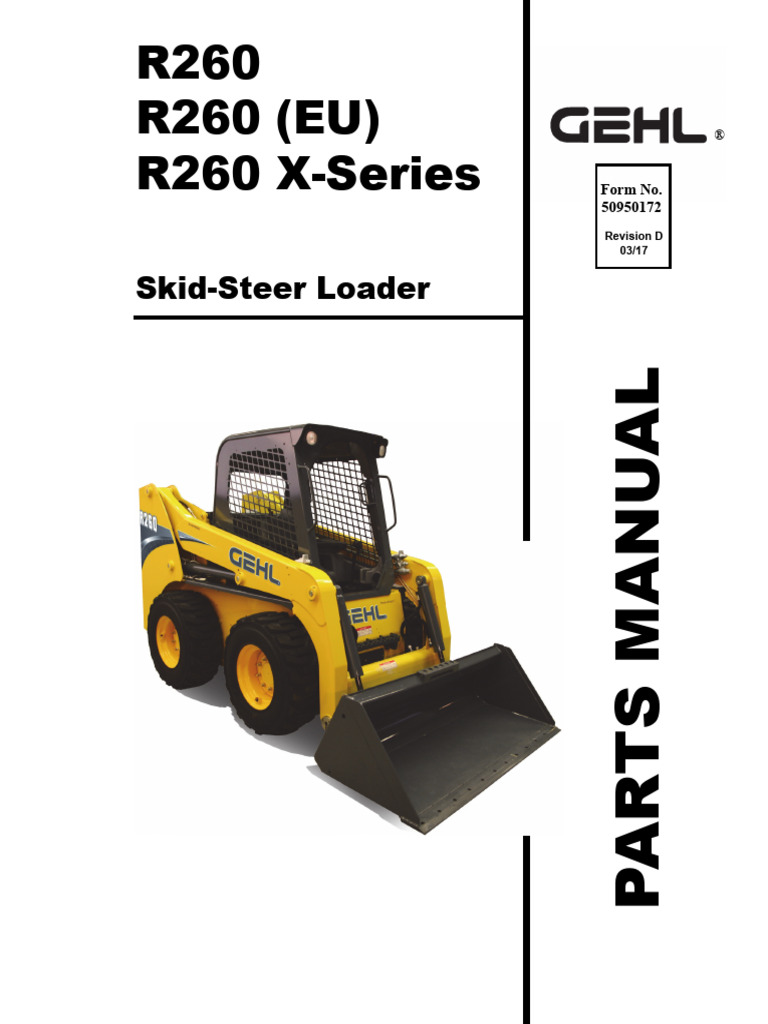 Parts Manual, R260 | PDF | Screw | Mechanical Engineering