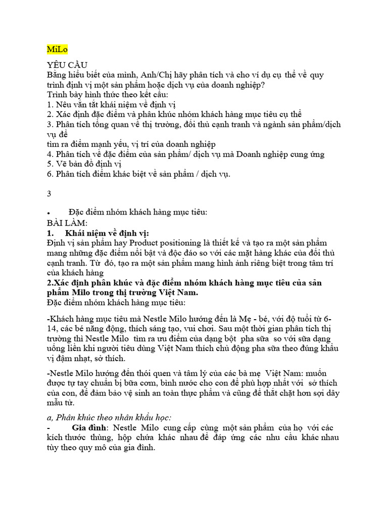 MiLo Nguyên Lí Mar | PDF