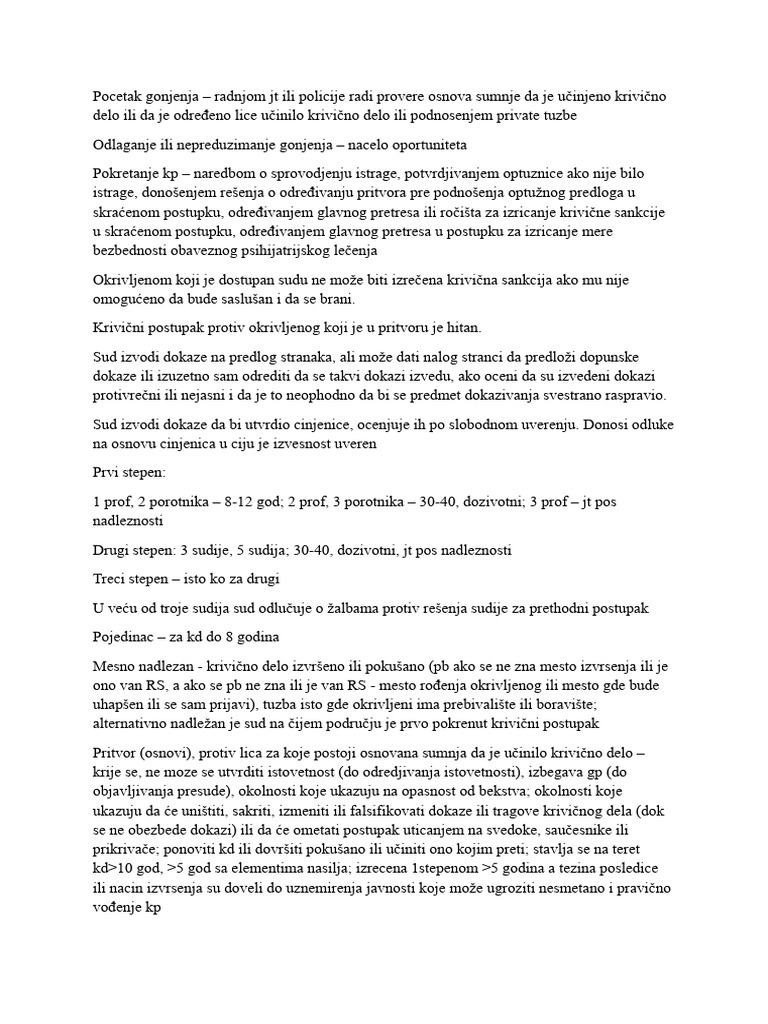 kpp2 - Skripta Skracena Verzija | PDF