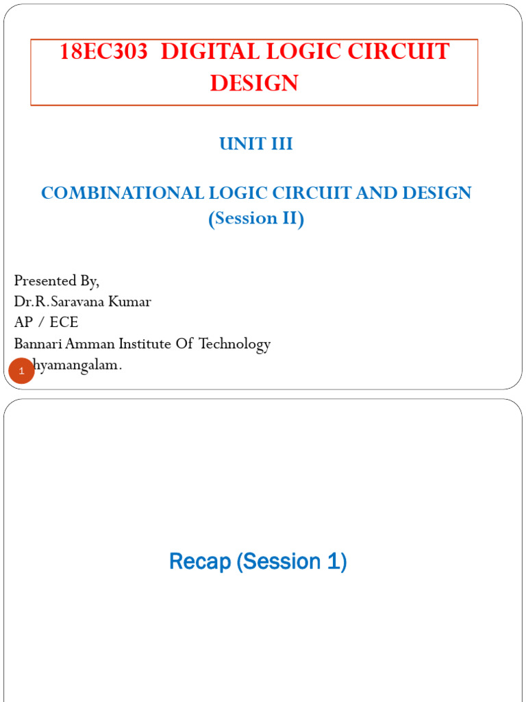 18ec303 U3 LM3.2 | PDF | Binary Coded Decimal | Digital Electronics