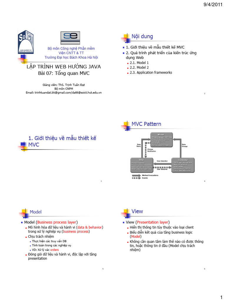Cong-Nghe-Web-Tien-Tien - Trinh-Tuan-Dat - Bai07 - Tong - Quan - MVC - (Cuuduongthancong - Com ...