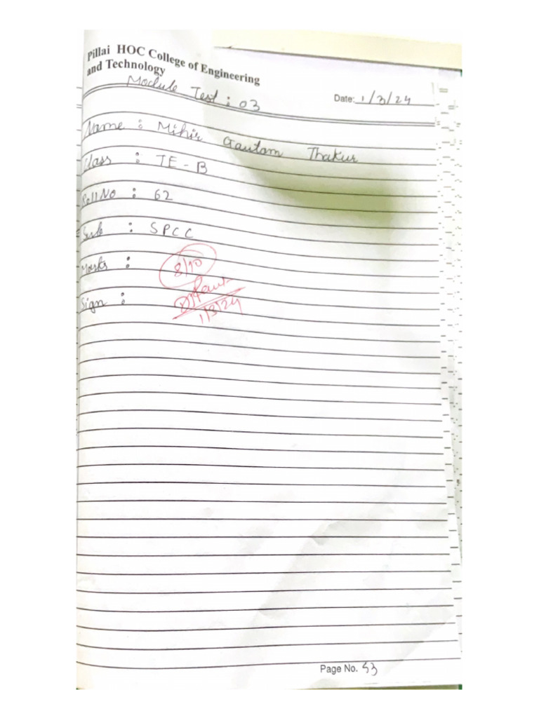 3,4,5 SPCC Assignment | PDF