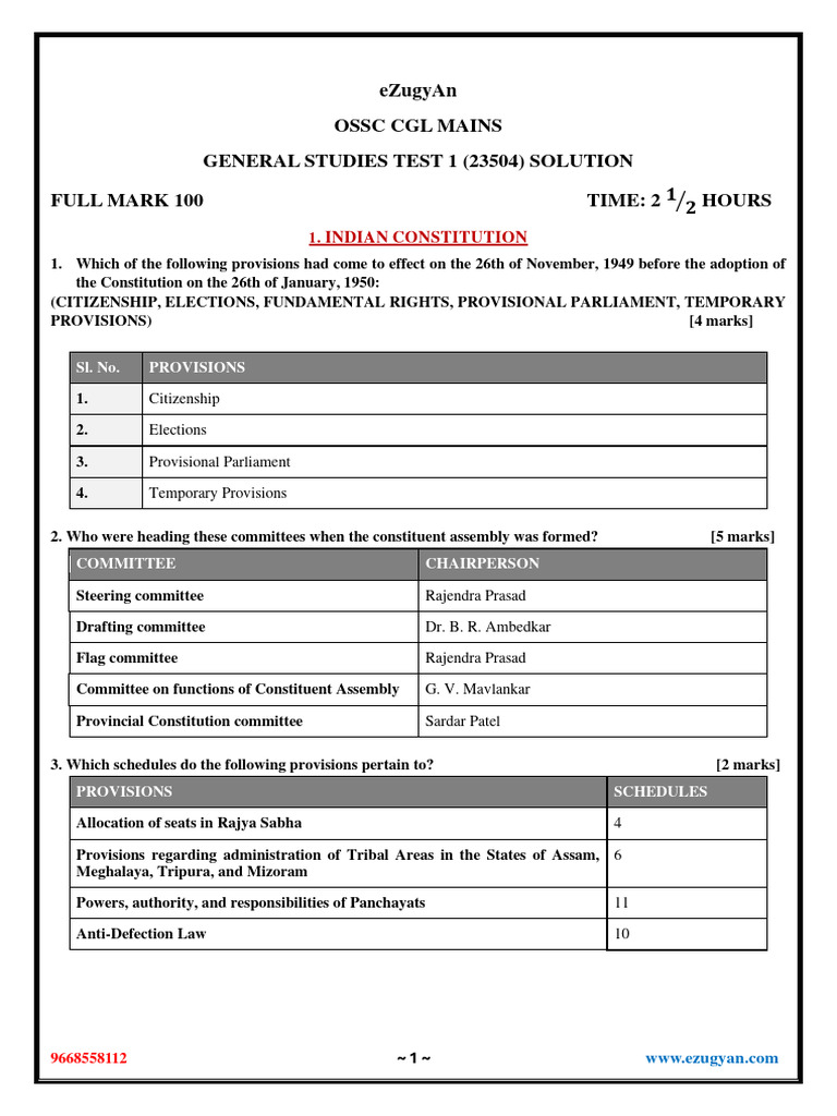 Test 1 (23504) Gs CGL Mains Full Length S Edited | PDF | Greenhouse Gas ...