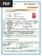Sesion El Cuerpo Ciencia Segundo Grado | PDF | Aprendizaje | Evaluación
