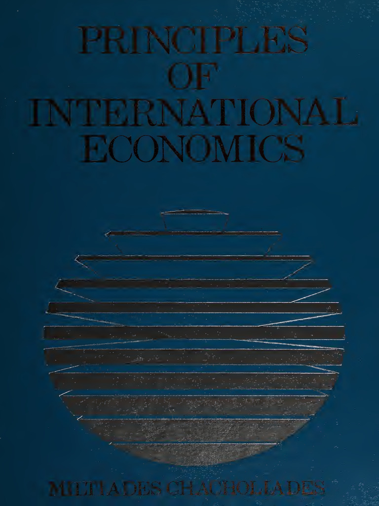 Principles of International Economics | PDF | Economics | Macroeconomics