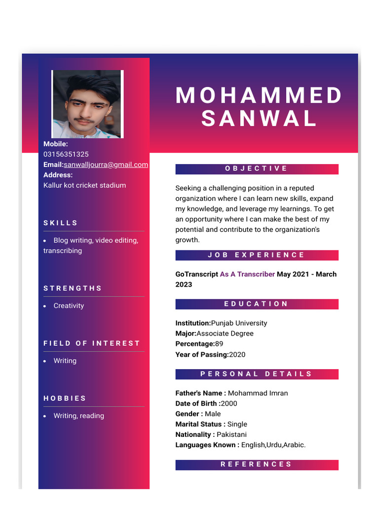 Resume - 2023 02 19 112926 | PDF