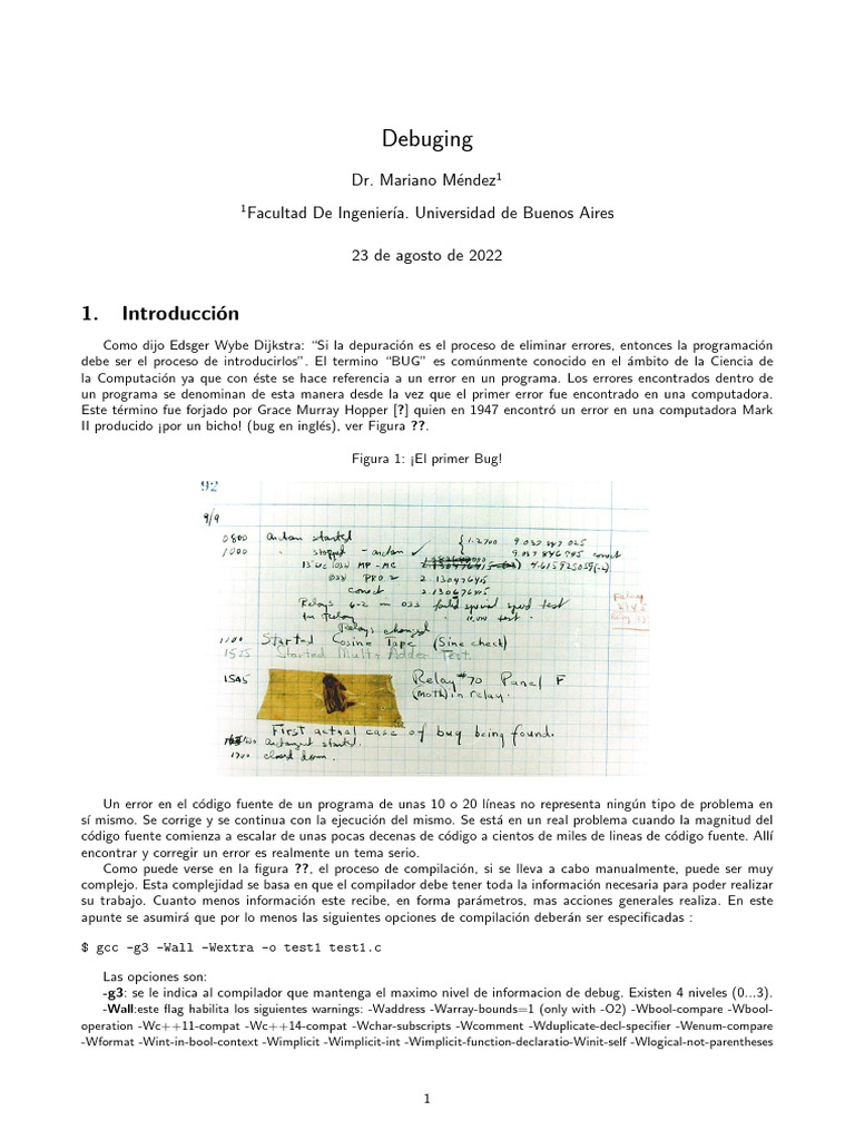 7 Debugging | PDF | Compilador | Programación