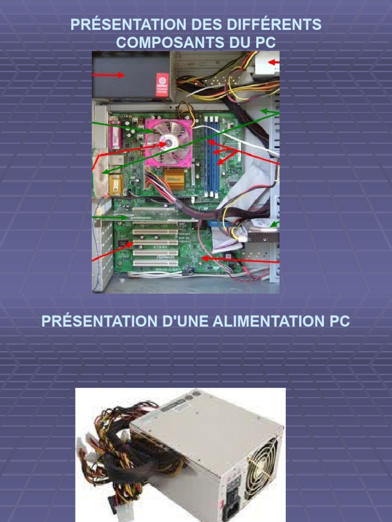 Liste des composants d'un PC | PDF | Matériel de bureau | Biens manufacturés