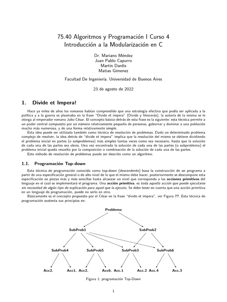 3 Intoducción A La Modularización | PDF | Ingeniería de software ...