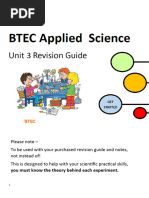Unit 3 Applied Science Revision Guide | PDF | Chi Squared Test ...