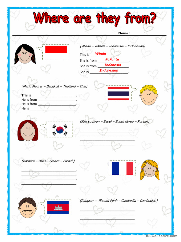 Name:: (Winda - Jakarta - Indonesia - Indonesian) | PDF | Laos | Vietnam
