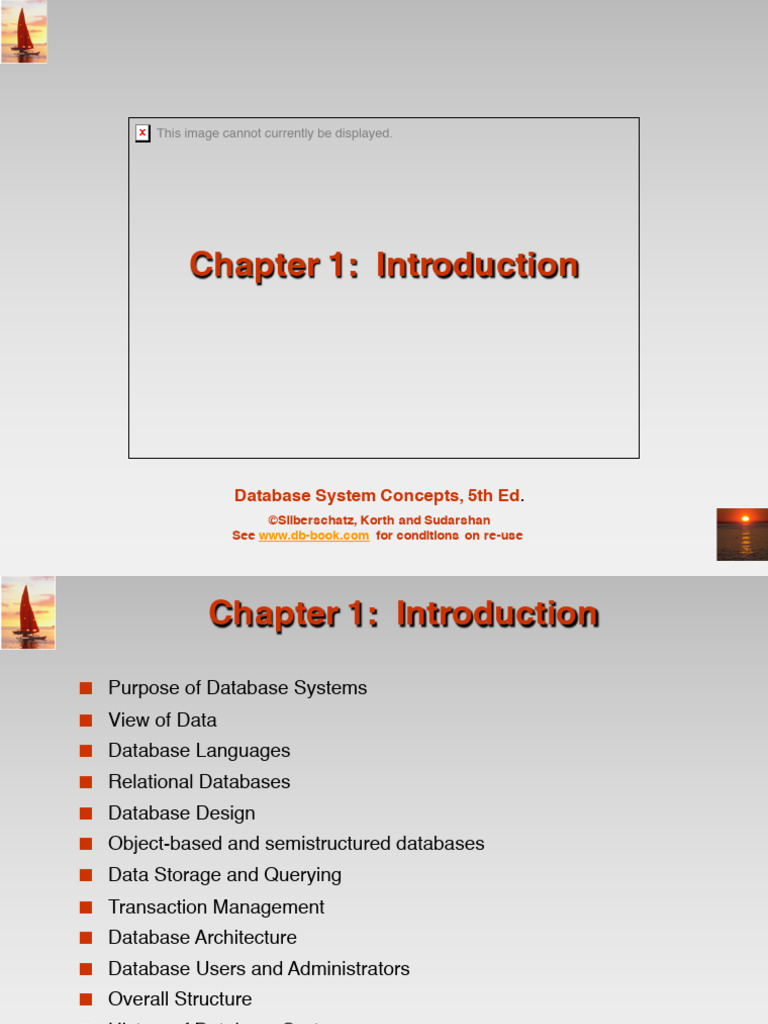 Silberschatz ch1 Rev | PDF | Databases | Relational Database