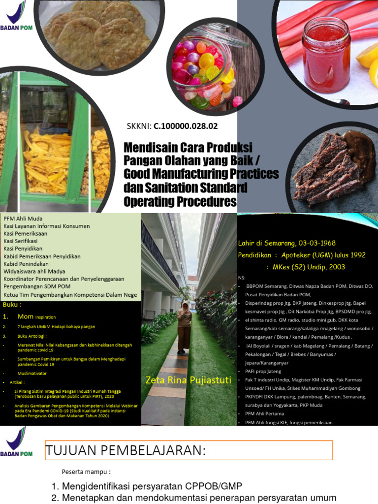 Mendesain GMP SSOP (CPPB IRT Dan Keamanan Pangan) - 1 - Ps - Batam | PDF