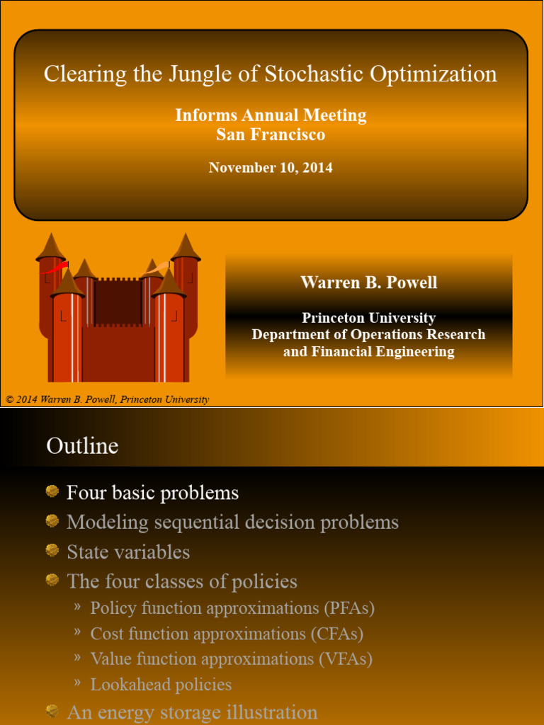 Powell-Tutorial-ComputationalStochasticOptimization Informs Nov152014 | PDF | Mathematical ...