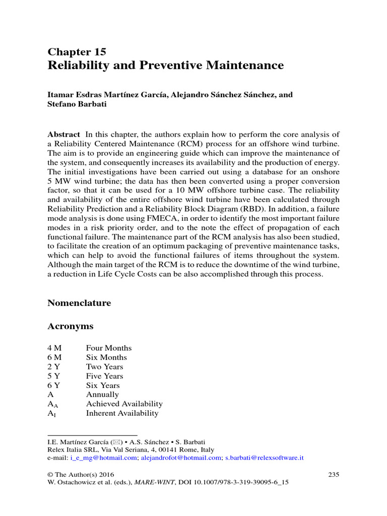 Reliability and Preventive Maintenance | PDF | Reliability Engineering | Systems Engineering