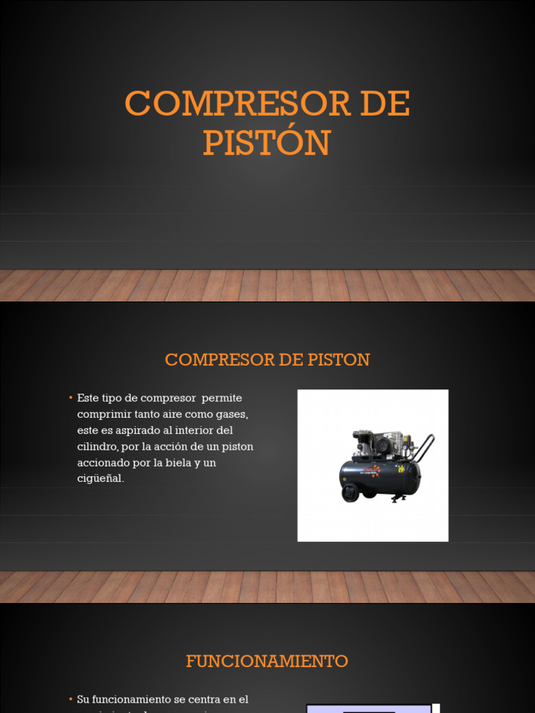 Compresor de Piston - PPTX - 105609 | PDF