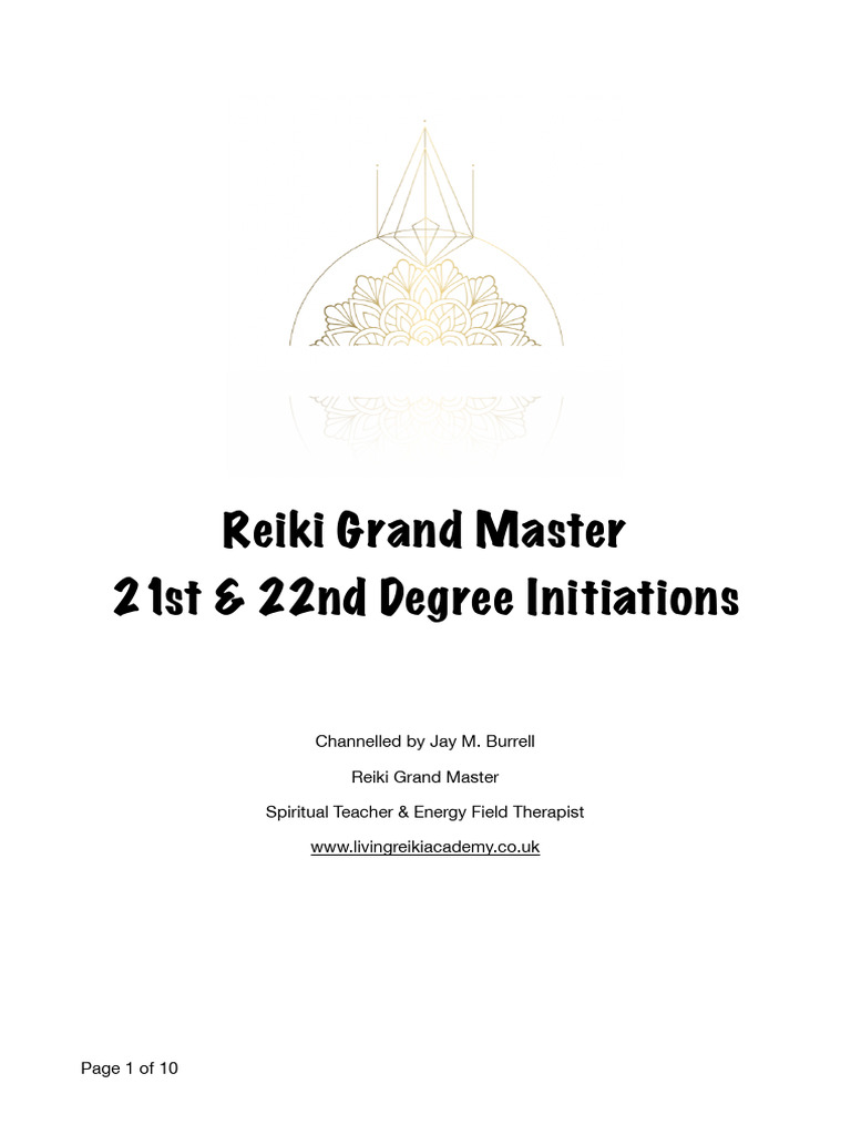 RGM 21 - 22 | PDF | Reiki