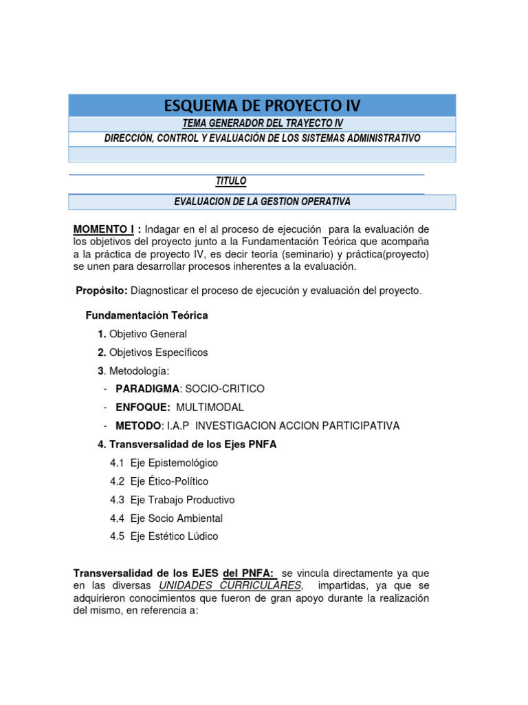 Estructura de Proyecto Iv | PDF | Auditoría | Marketing