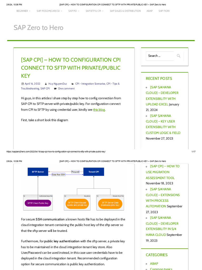 PRIVATE - PUBLIC KEY With SFTP | PDF | Cloud Computing | Consumer Price Index
