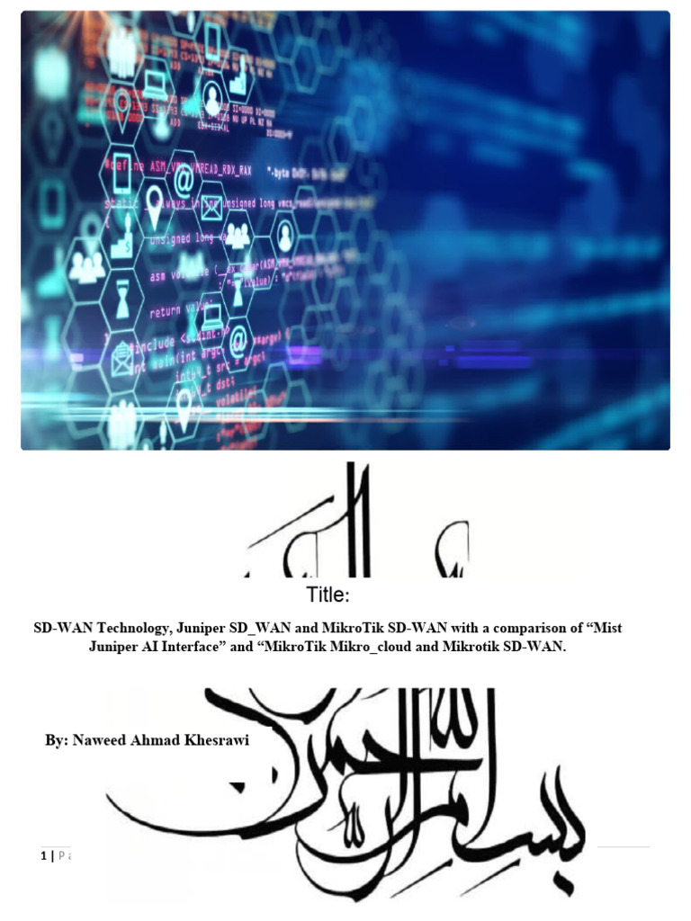 SD WAN Project | PDF | Computer Network | Network Architecture