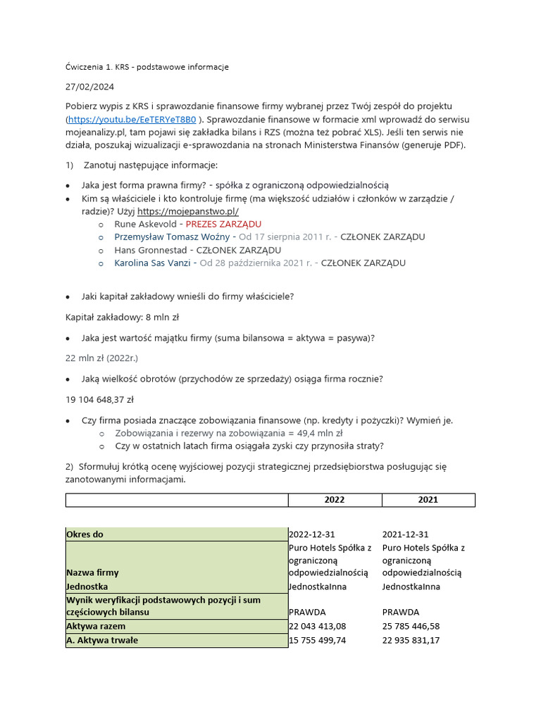 1 Zanotuj Następujące Informacje | PDF