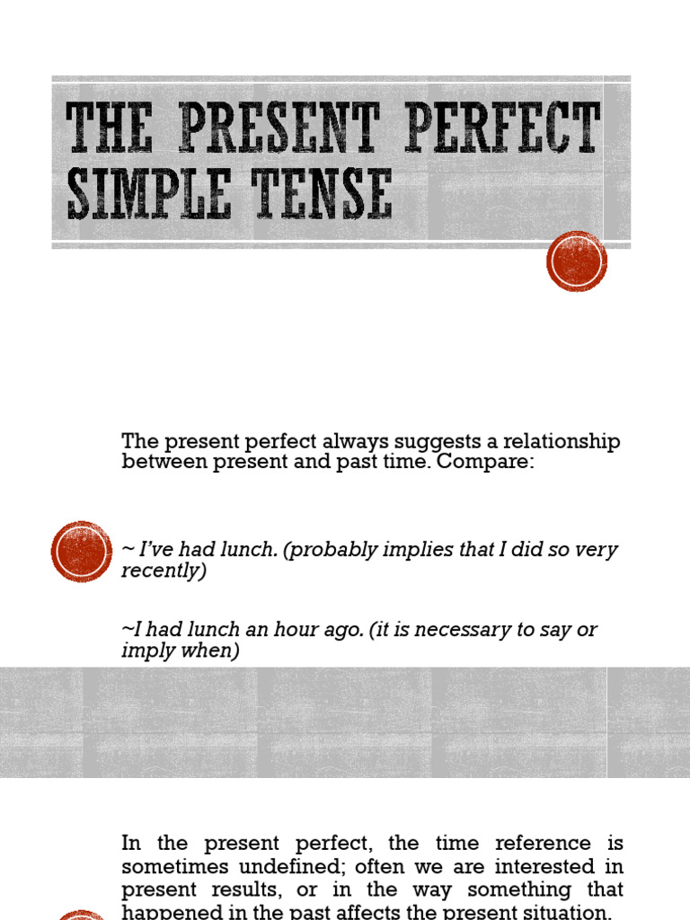 Unit IV - The Present Perfect Simple and Progressive | PDF | Adverb ... Unit IV - The Present Perfect Simple and Progressive | PDF | Adverb ...