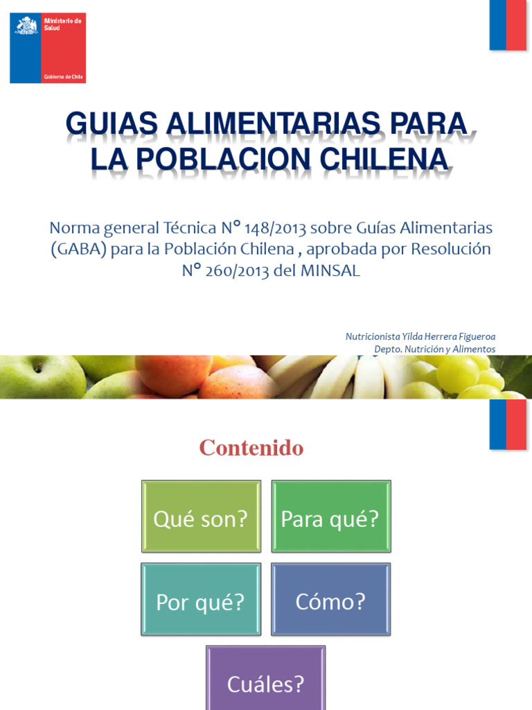 Guias Alimentarias | PDF | Productos lácteos | Fruta