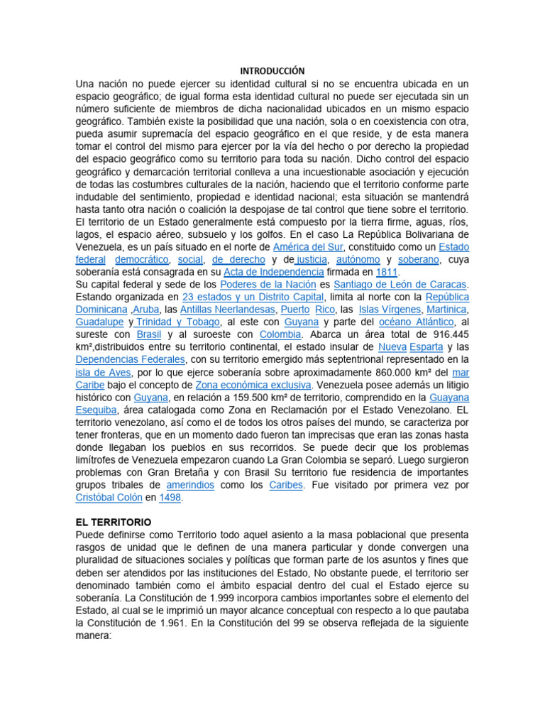 Del Territorio y Demas Espacios Geograficos | PDF | Aguas territoriales ...