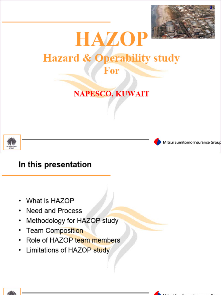 HAZOP Training | PDF | Hazards | Safety