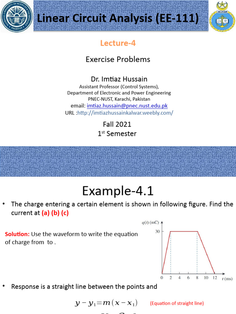 Lecture-4 Exercise Problems | PDF | Applied Mathematics | Electronic ...