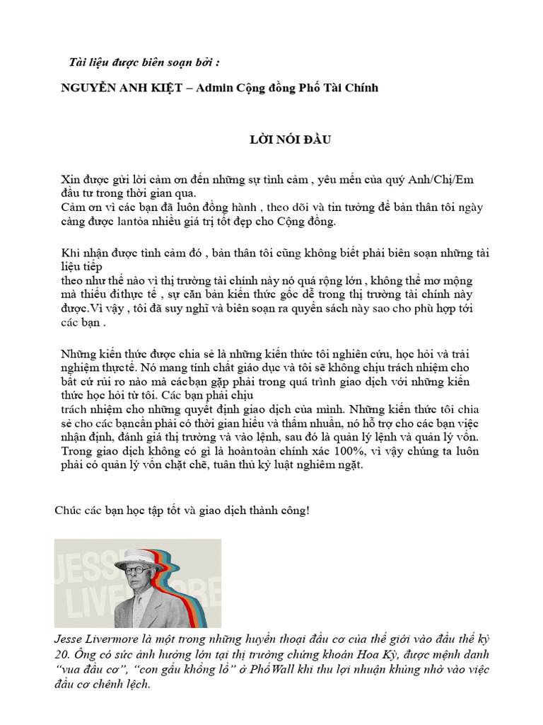 Tai Lieu Trade Gold - Anh Kiet | PDF