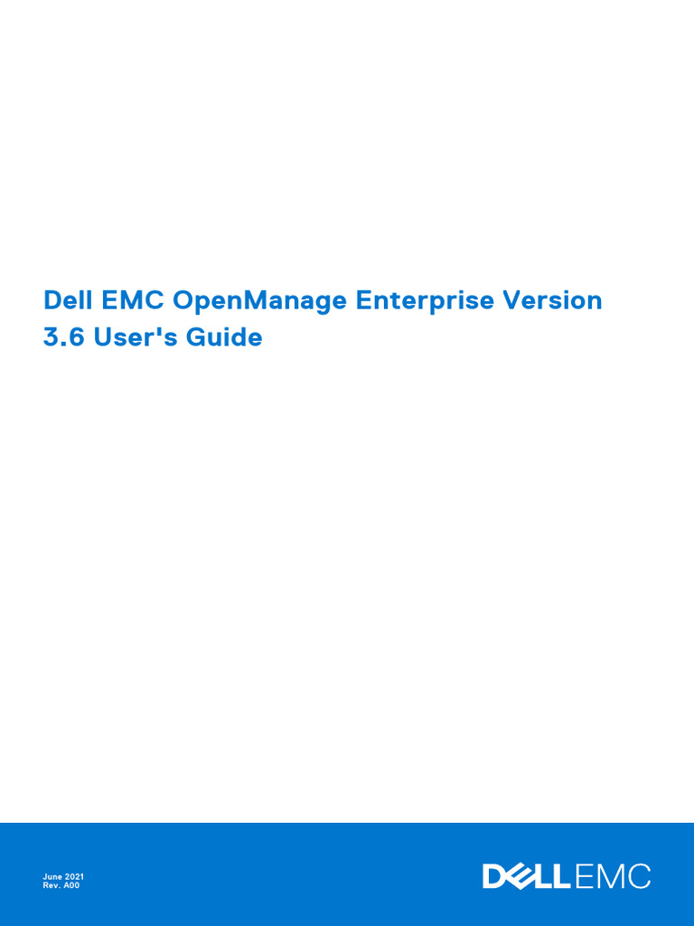 Dell Openmanage Enterprise - Users Guide1 | PDF | Hyper V | Software