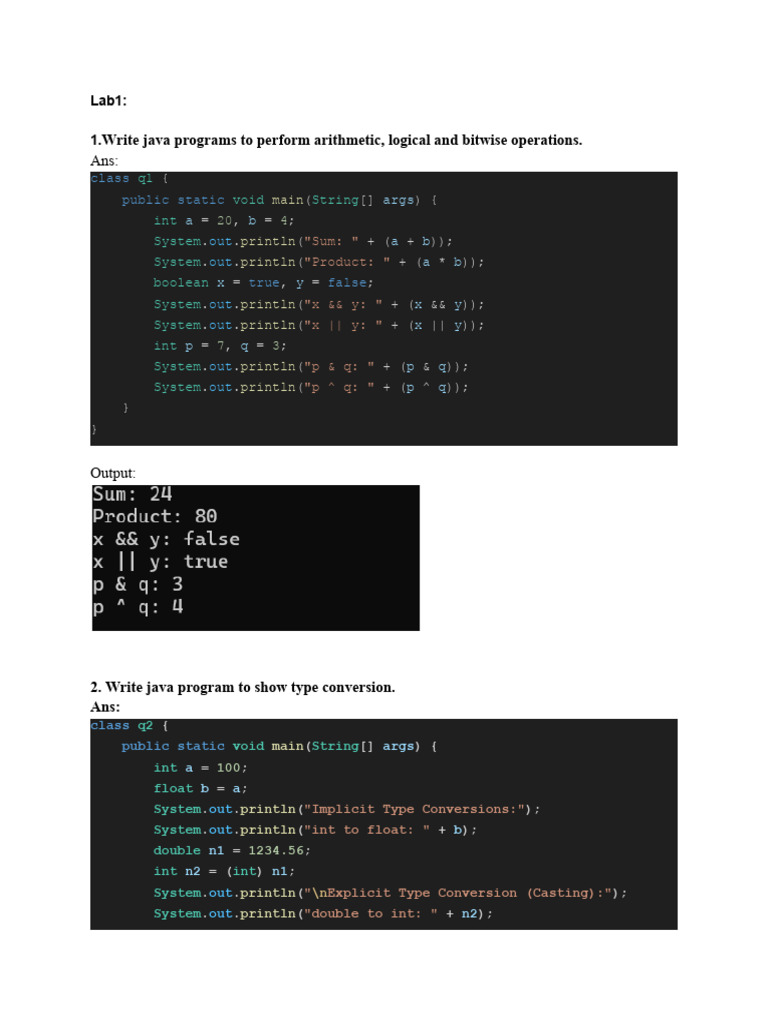 Lab1 Pdf Boolean Data Type Computer Engineering 8411