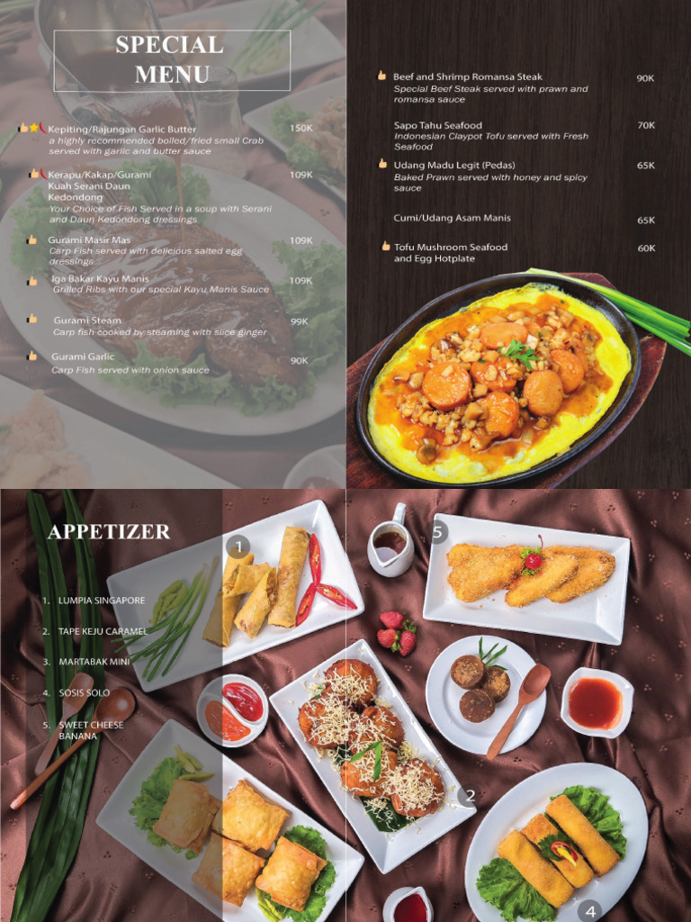 Menu Kayu Manis New | PDF