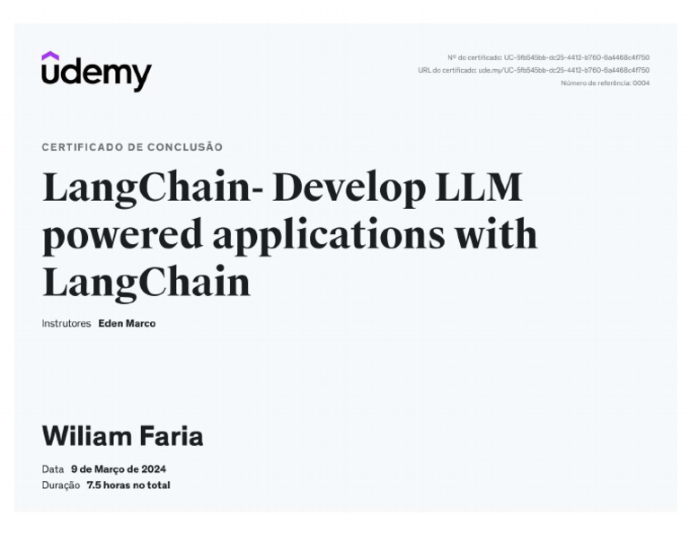 LangChain - Develop LLM Powered Applications With LangChain | PDF