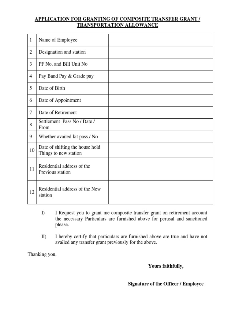 1574156838239-Application For Granting of Composite Transfer Grant | PDF