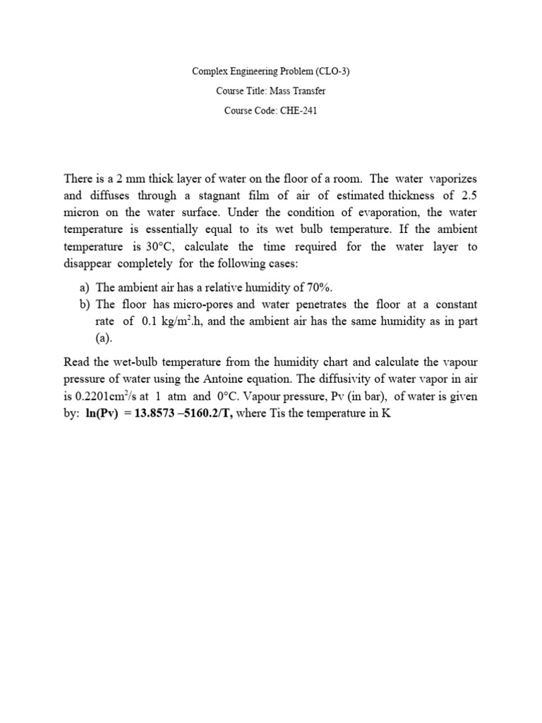 Complex Engineering Problem | PDF | Science & Mathematics