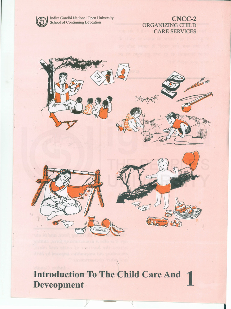 Block-1 Introduction To Child Care and Development | PDF