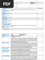 Sample DLP Format | PDF | Curriculum | Learning