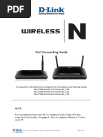 PTCL Broad Band Router Configuration | PDF | Port (Computer Networking) | Ip Address