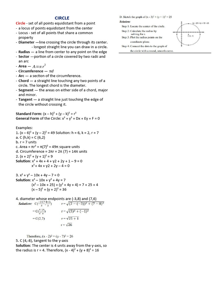 Circle Pdf