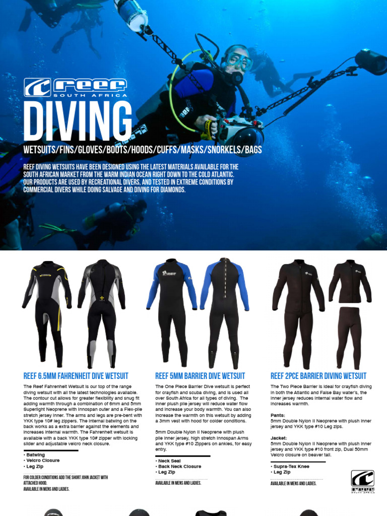 REEF Diving Catalogue September 2016 | PDF | Snorkeling | Scuba Diving