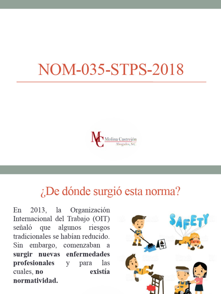 Nom 035 STPS 2018 | PDF | Acoso sexual | Sicología