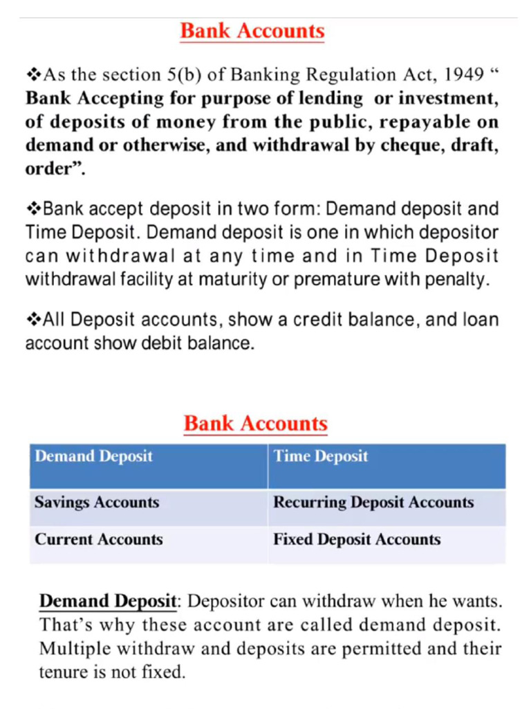 10-Bank Accounts and Its Types | PDF | Interest | Loans