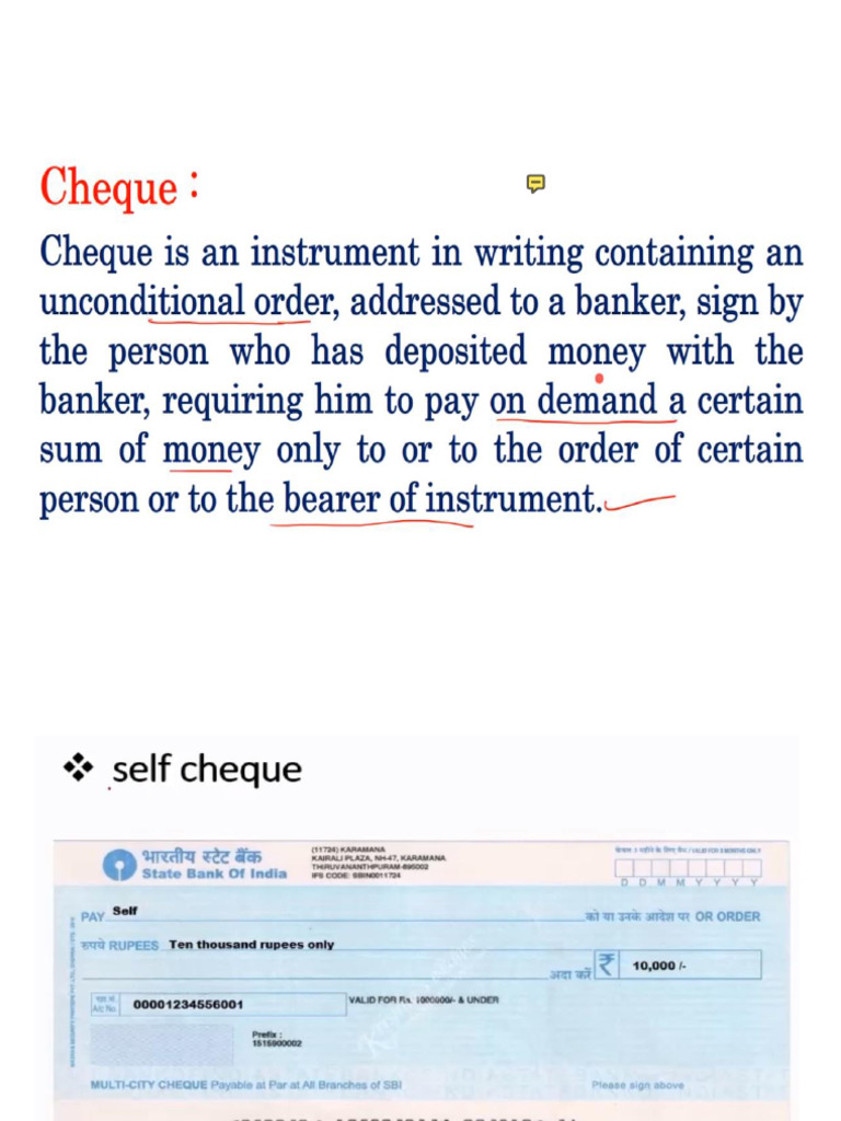 10-Cheques and Its Different Types | PDF