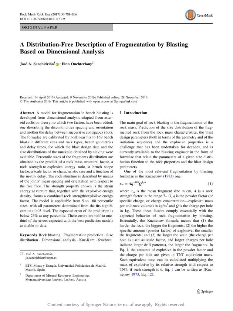 A Distribution-Free Description of Fragmentation B | PDF | Power Law | Logarithm