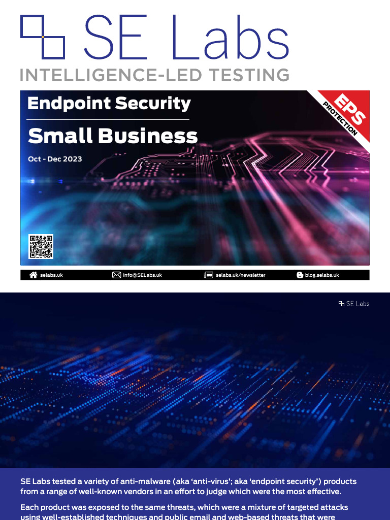 Endpoint Security Eps SMB 2023 12 | PDF | Computer Security | Security