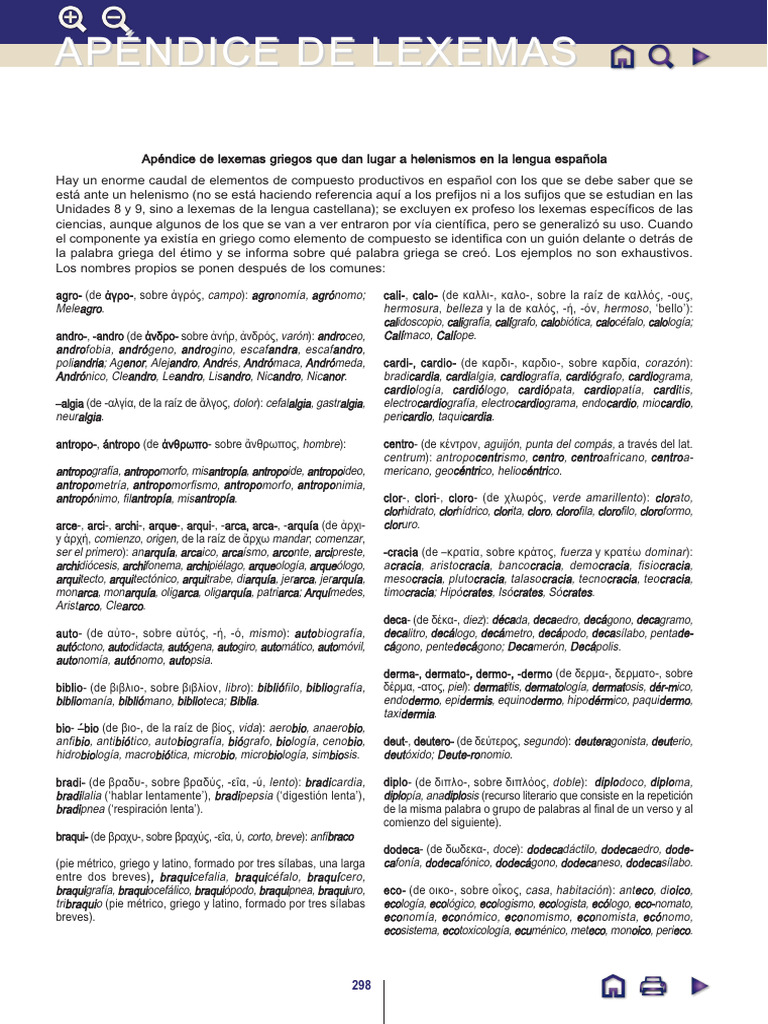 Gri2 Lexemas | PDF | Ciencia y matemáticas