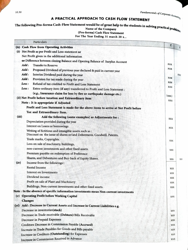 Cash Flow Statement | PDF | Dividend | Cash Flow Statement